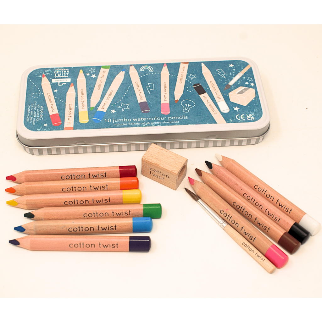 Jumbo Watercolour Pencils Tin – Museum of the Home shop