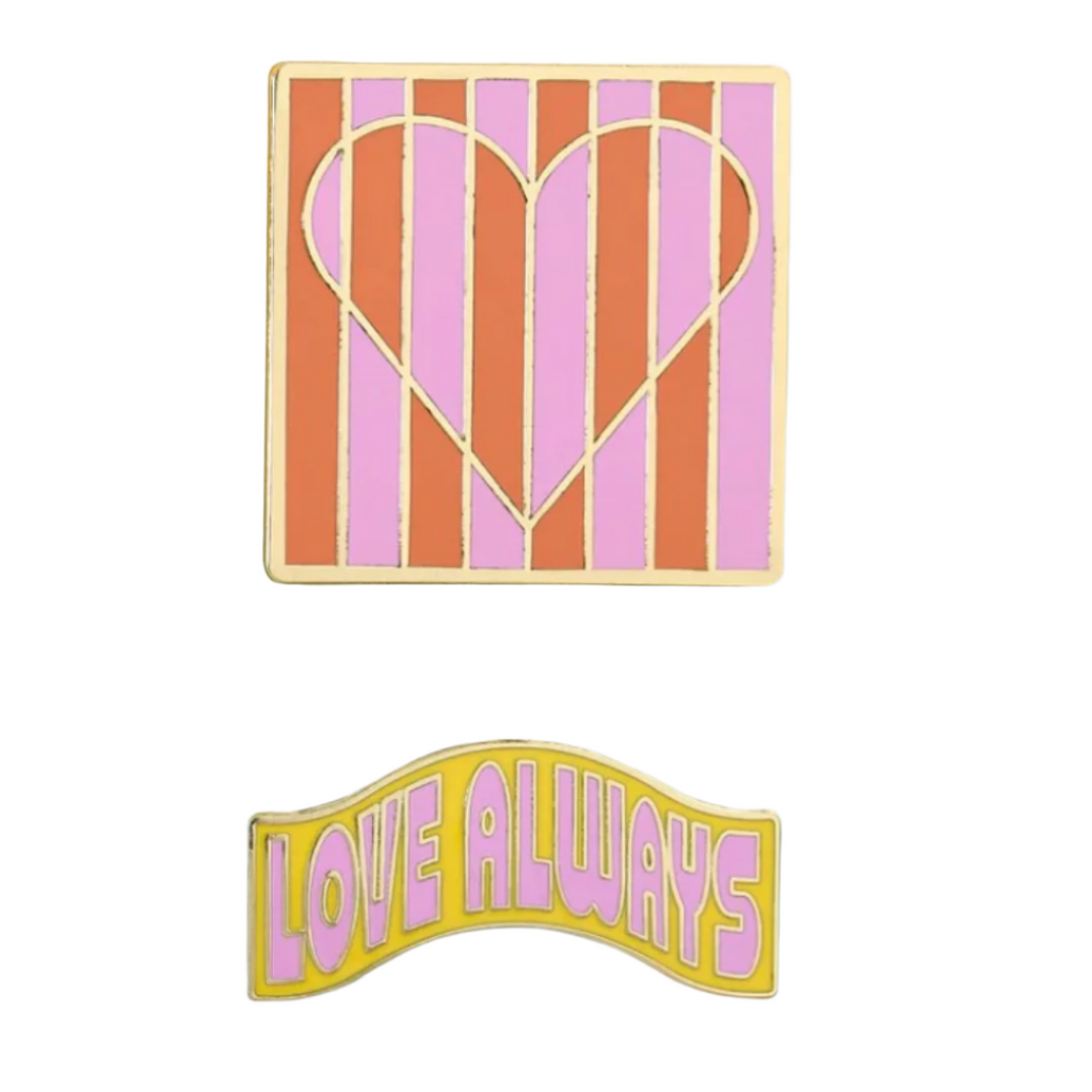 Love Always Pin Badges – Museum of the Home shop