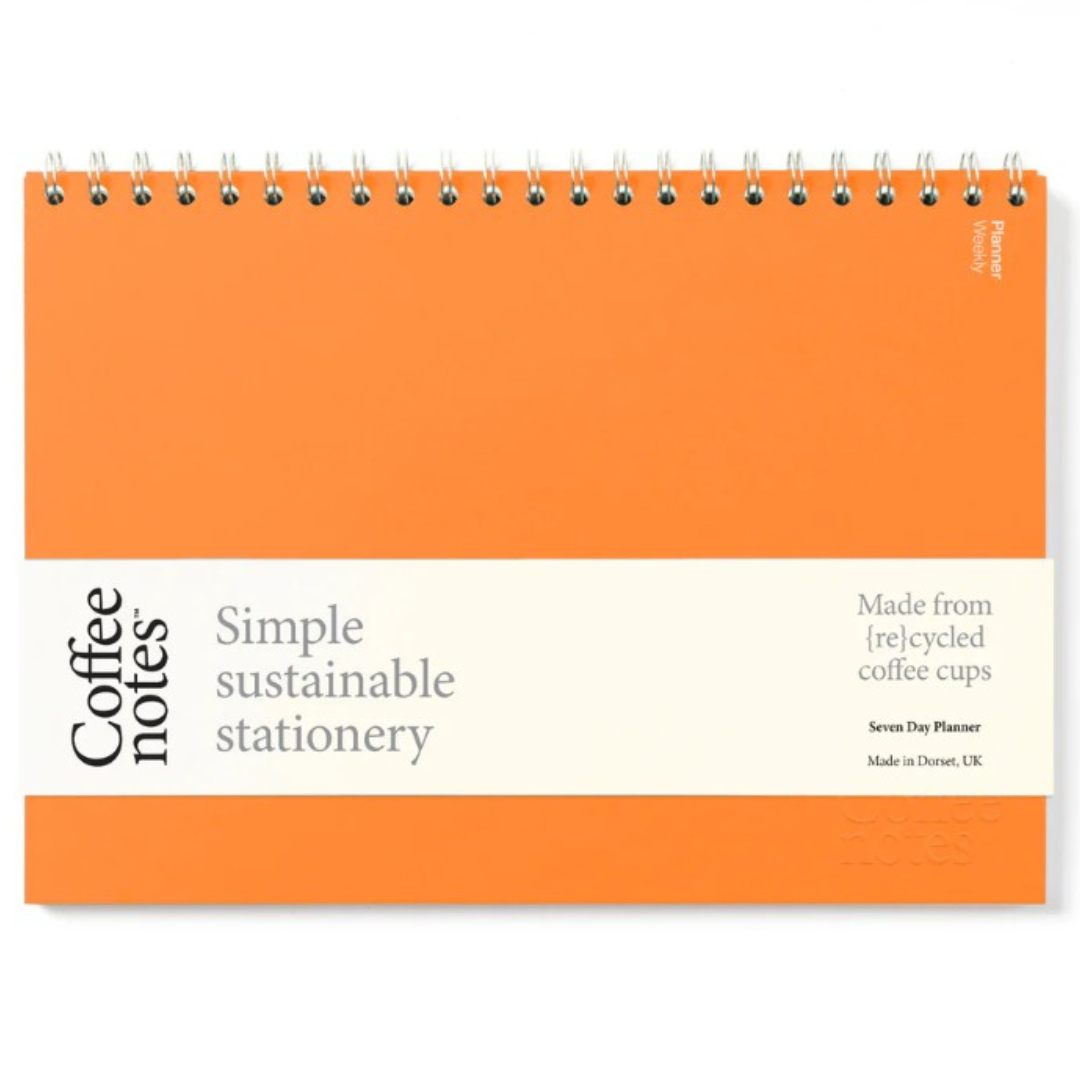 Orange Weekly Planner by Coffee Notes – Museum of the Home shop